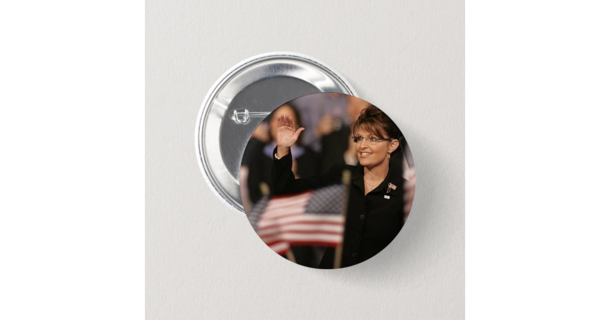 Sarah Palin Flag Pin | Zazzle