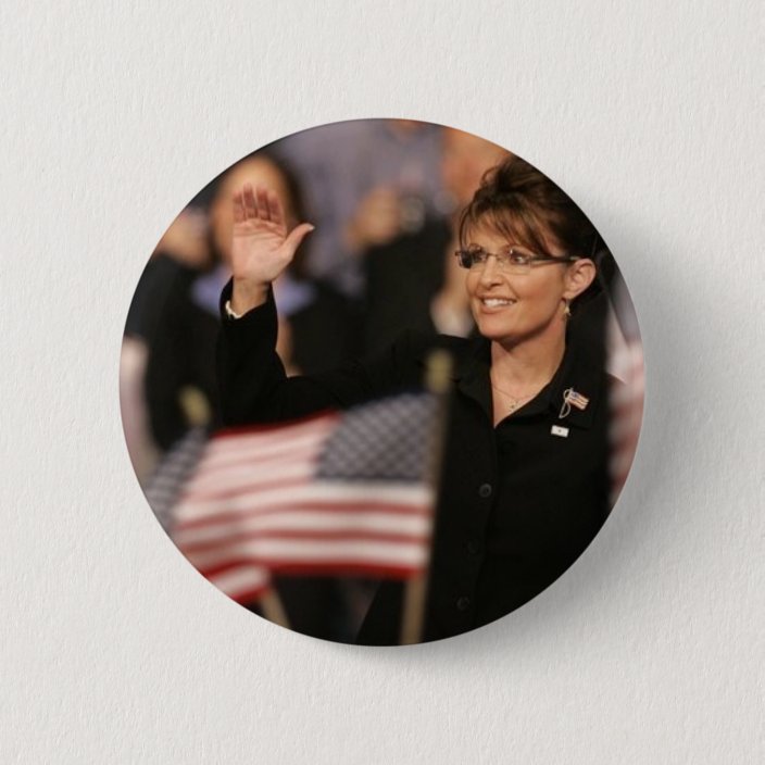 Sarah Palin Flag Pin | Zazzle.com