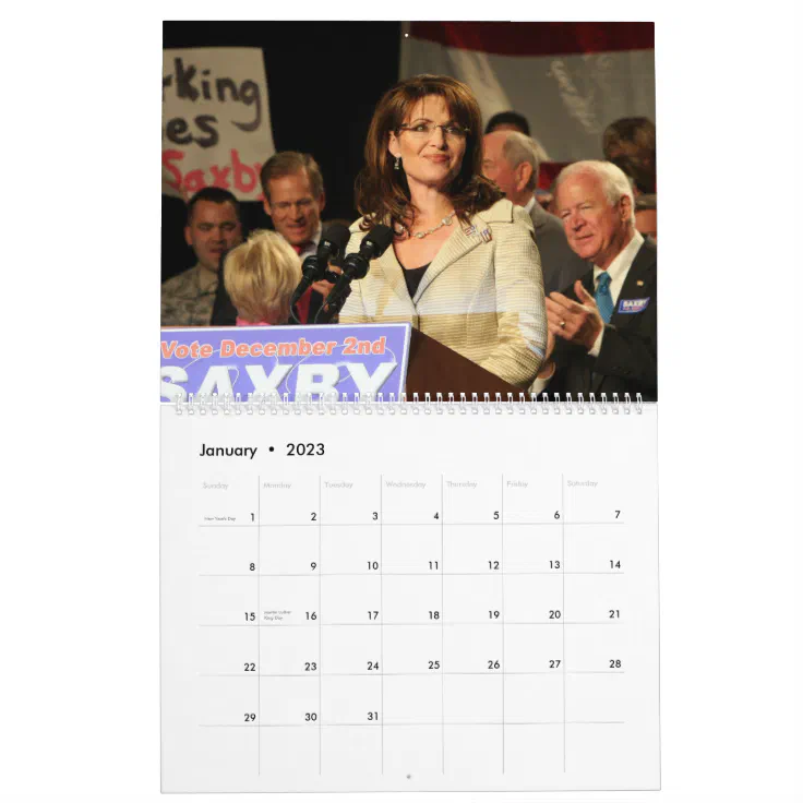 Sarah Palin - Perpetual Calendar | Zazzle