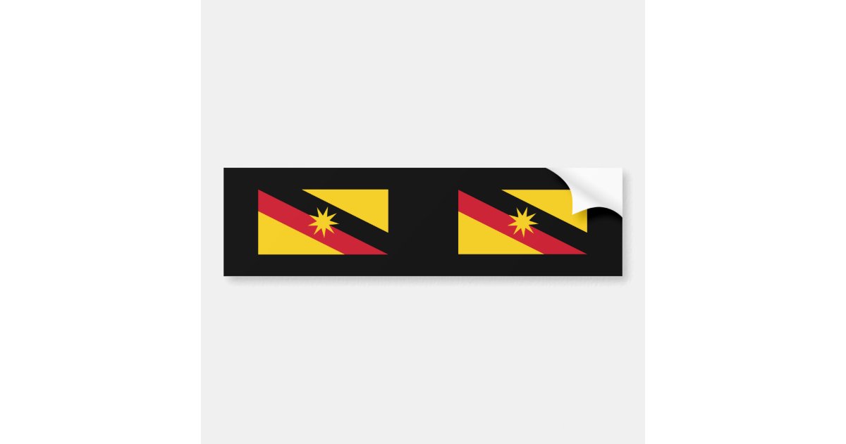 Sarawak, Malaysia Bumper Sticker | Zazzle