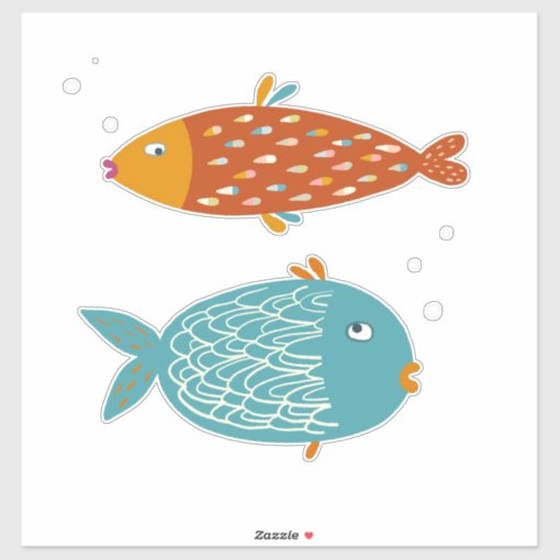 Sarcastic Fish Sticker | Zazzle