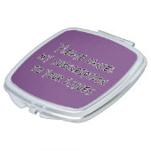 Sarcastic Funny Sayings and Quotes Salty Sarcasm Compact Mirror | Zazzle
