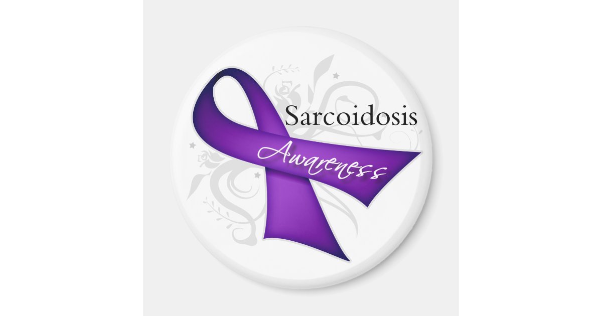 Sarcoidosis Awareness Ribbon Magnet | Zazzle