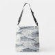 Sardines in Motion in navy and ivory Crossbody Bag | Zazzle