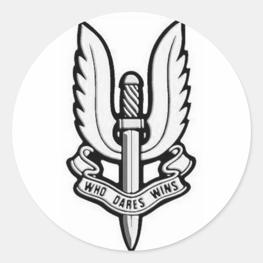 SAS Emblem Vinyl Sticker | Zazzle.com
