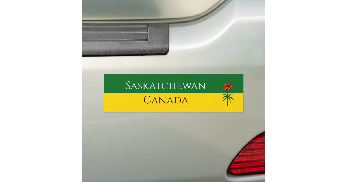 saskatchewan bumper sticker | Zazzle