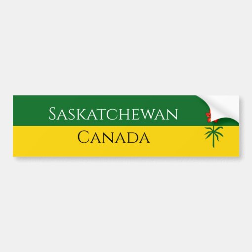 saskatchewan bumper sticker | Zazzle