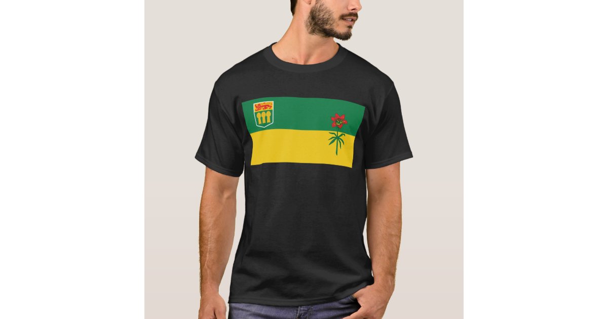 Saskatchewan Flag T-shirt | Zazzle