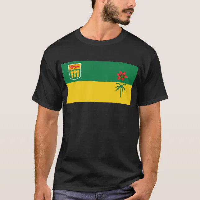Saskatchewan Flag T-shirt | Zazzle
