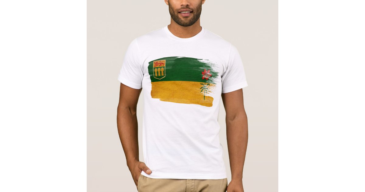 Saskatchewan Flag T-Shirt | Zazzle
