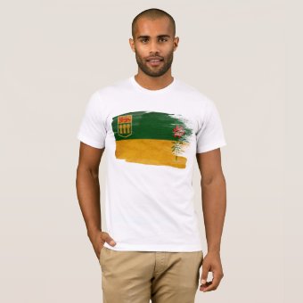 Saskatchewan Flag T-Shirt | Zazzle