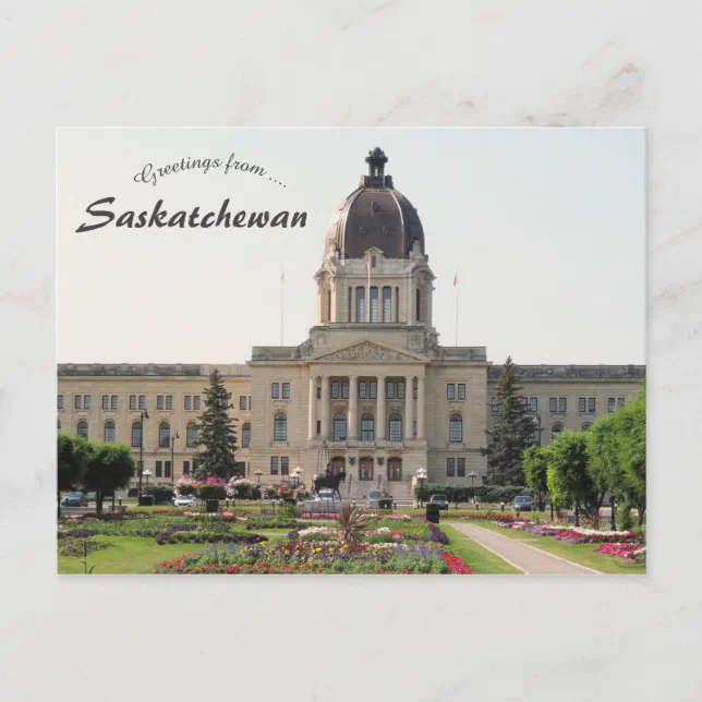 Saskatchewan Legislative Building Postcard | Zazzle