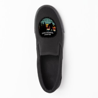 Sasquatch Bigfoot | Social Distancing Champion Patch | Zazzle