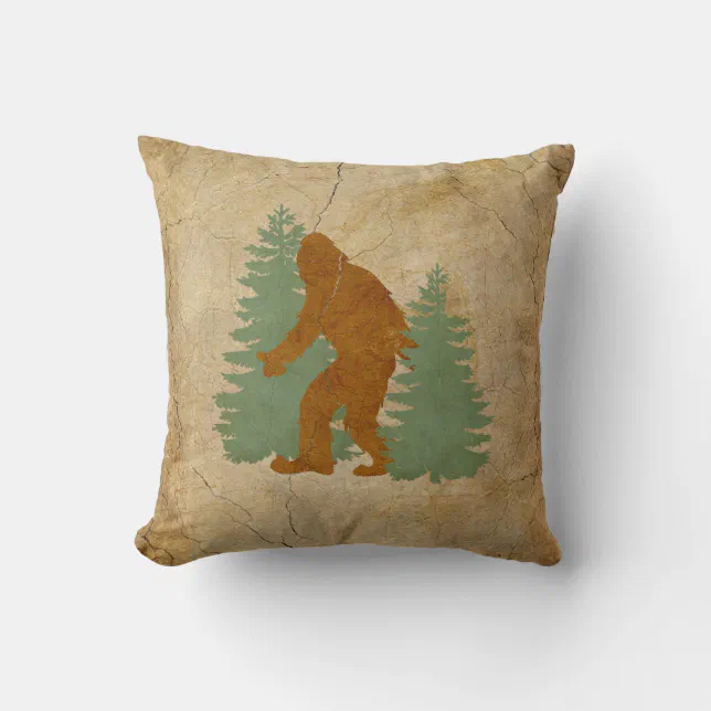 Sasquatch Pillow | Zazzle