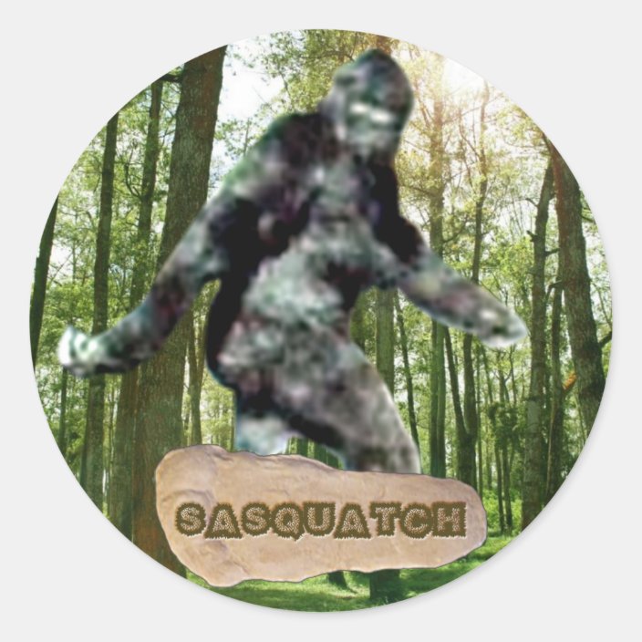 Sasquatch Sticker | Zazzle.com