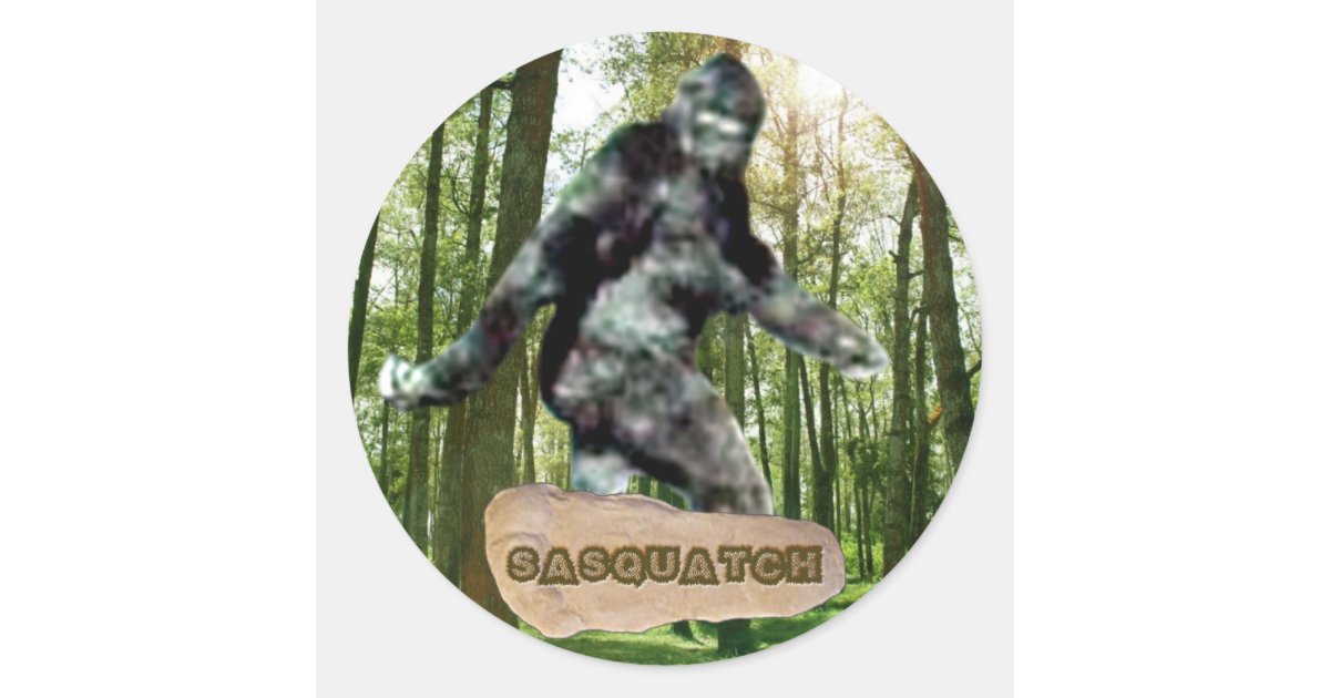 Sasquatch Sticker | Zazzle