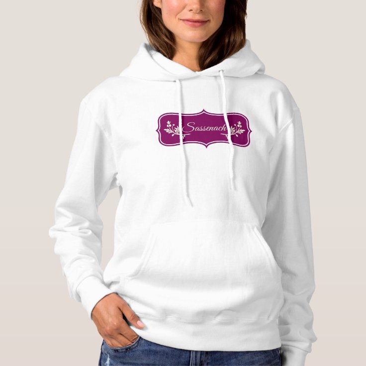 Sassenach Purple Logo Hoodie | Zazzle