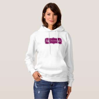 Sassenach Purple Logo Hoodie | Zazzle