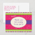 Sassy Girl Thank You Postcard | Zazzle