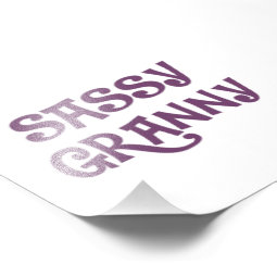 Sassy Granny Grandmother Photo Print | Zazzle