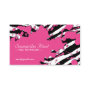 Sassy Zebra Print Business Cards | Zazzle