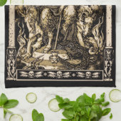 Satan Enthroned 16x24 on Twill Cotton - Towel | Zazzle