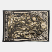 Satan Enthroned 16x24 on Twill Cotton - Towel | Zazzle