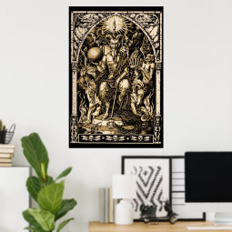 Satan Enthroned 24x36 Art Poster | Zazzle