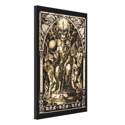 Satan Enthroned 24x36 Canvas Wall Art | Zazzle