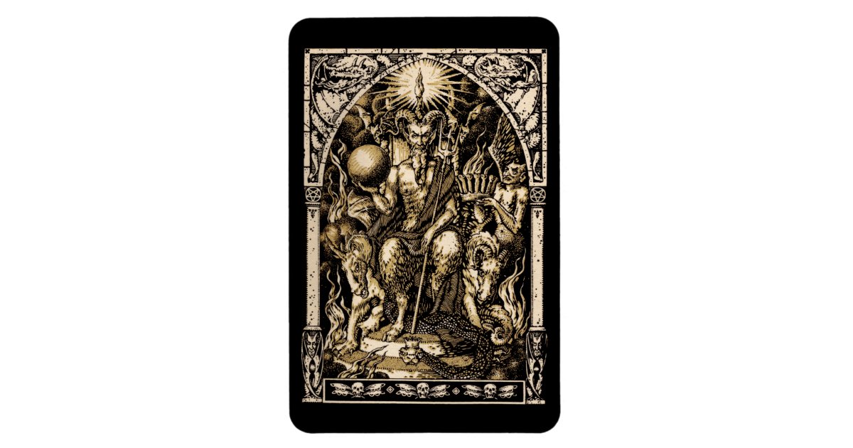 Satan Enthroned 4x6 Magnet | Zazzle