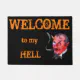 satan welcome doormat | Zazzle