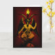 Satanic Goat note/greeting card | Zazzle