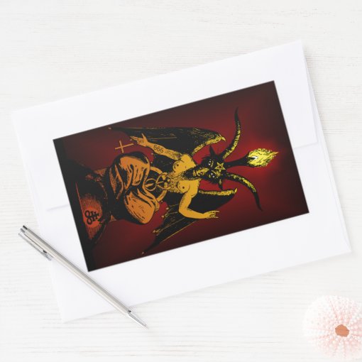 Satanic Goat Sticker | Zazzle