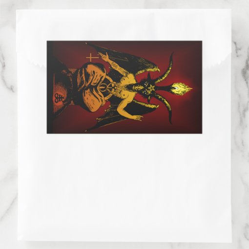 Satanic Goat Sticker | Zazzle