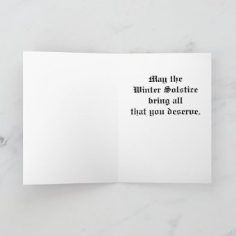 Satanic Goat Winter Solstice Greeting Card | Zazzle