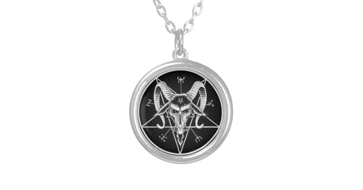 satanic symbol necklace | Zazzle