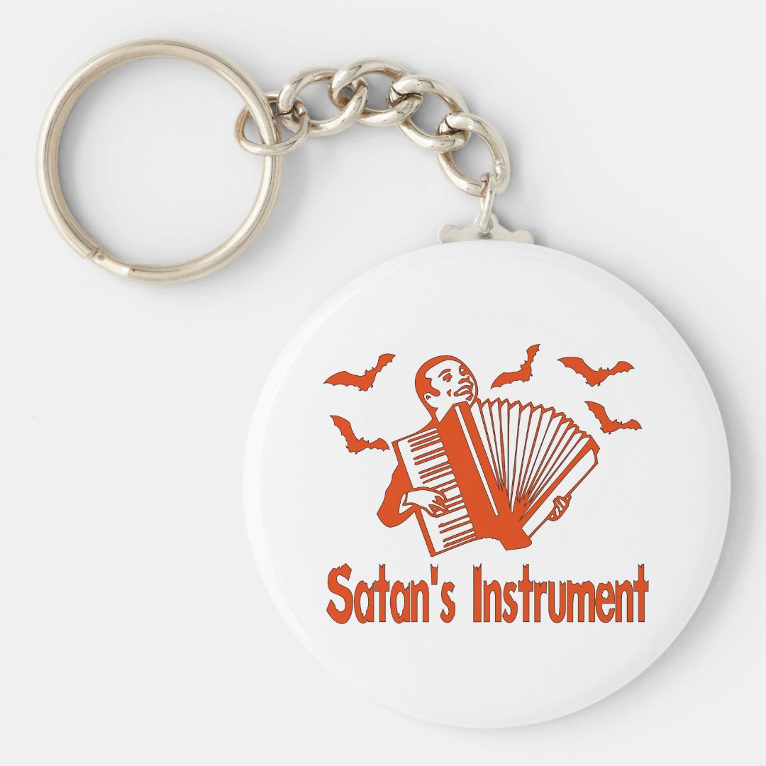 Satan's Instrument Keychain | Zazzle