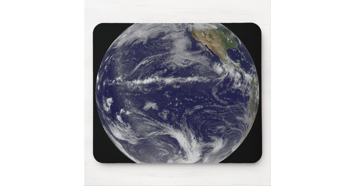 Satellite image of Earth Mouse Pad | Zazzle