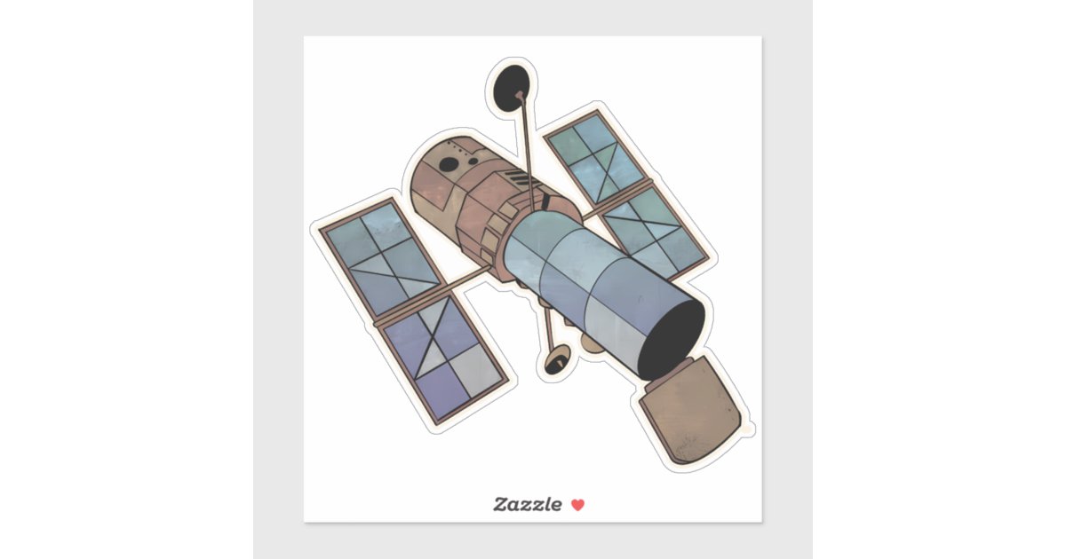 Satellite Sticker | Zazzle