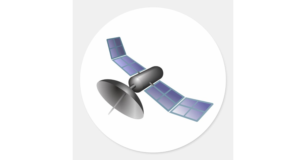 Satellite Stickers | Zazzle