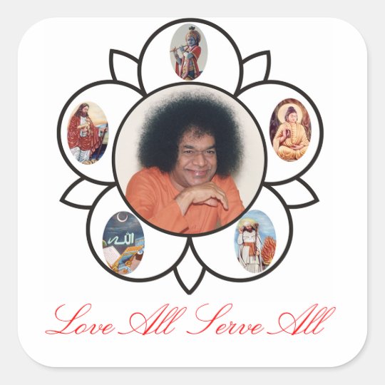 Sathya Sai Baba Sticker | Zazzle.com