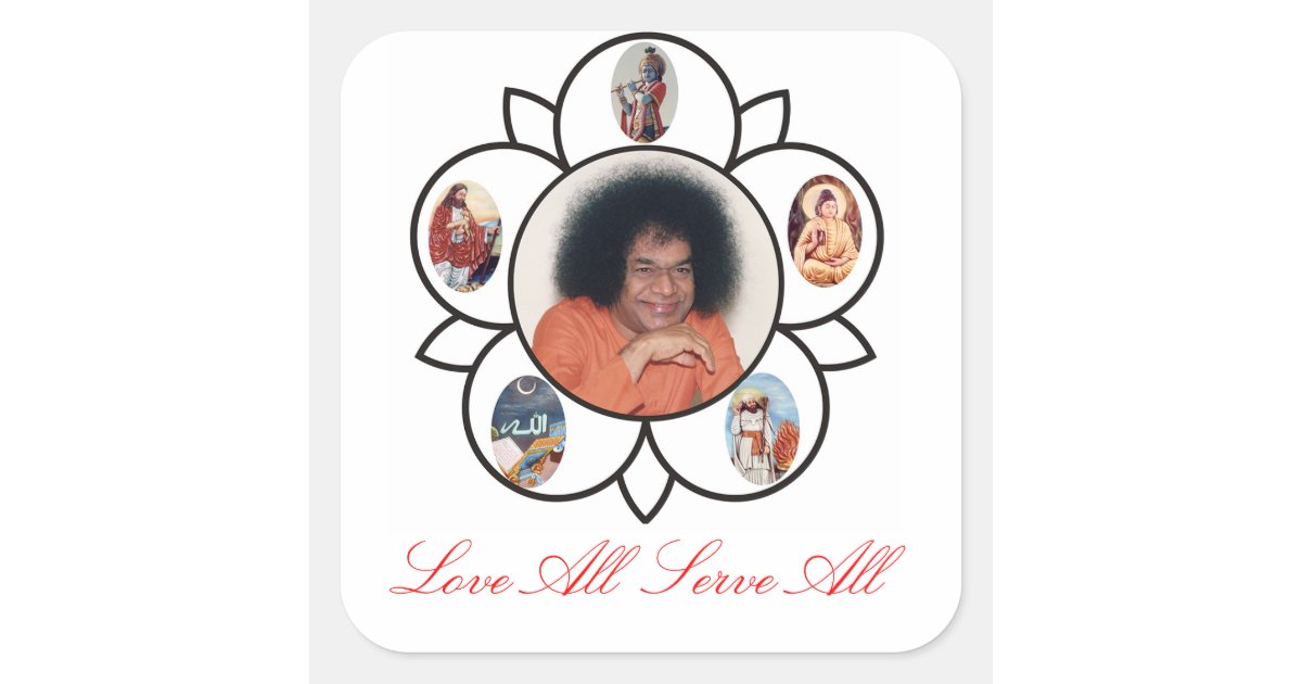 Sathya Sai Baba Sticker | Zazzle