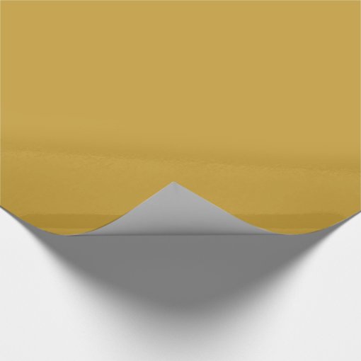 Satin Sheen Gold Wrapping Paper | Zazzle