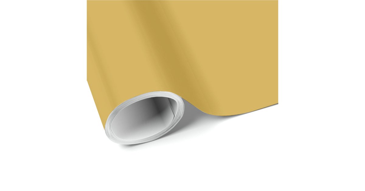 Satin Sheen Gold Wrapping Paper | Zazzle