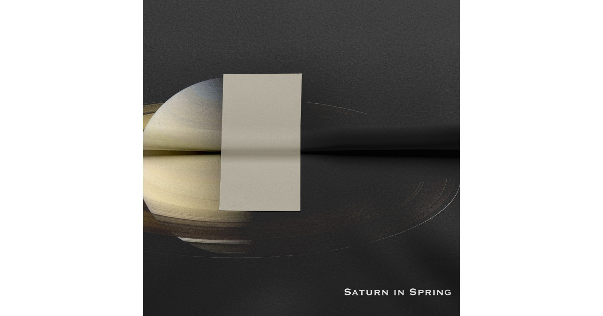 Saturn at Spring Equinox, Cassini Decoupage Tissue Paper | Zazzle