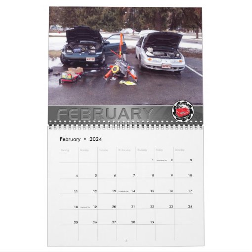 Saturn Car Club Custom Printed Calendar | Zazzle