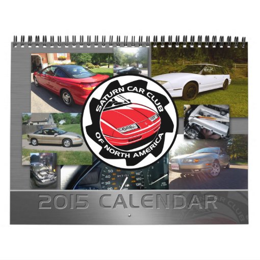 Saturn Car Club Custom Printed Calendar | Zazzle