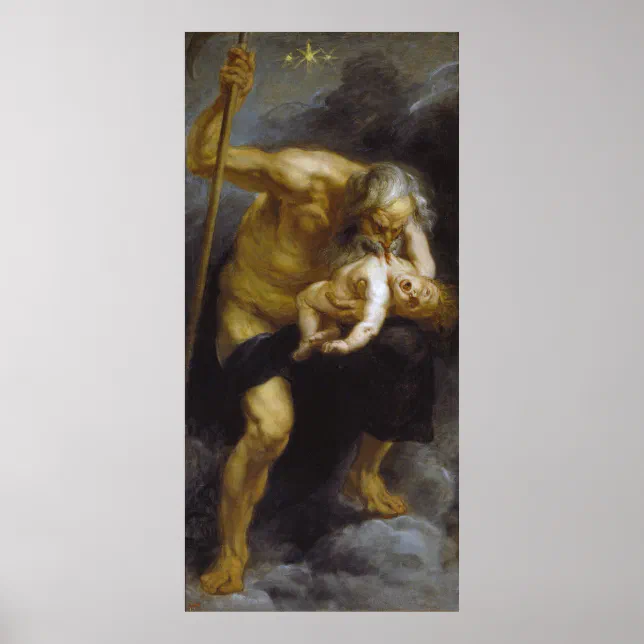 Saturn Devours One of His Sons by Peter P Ruebens Poster | Zazzle