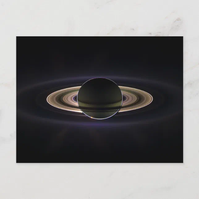 Saturn Eclipse Postcard | Zazzle