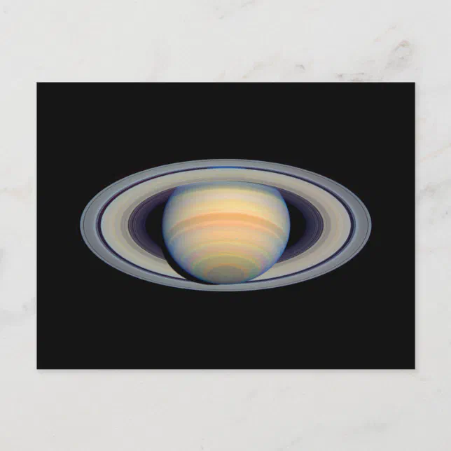 Saturn (Hubble Telescope) Postcard | Zazzle